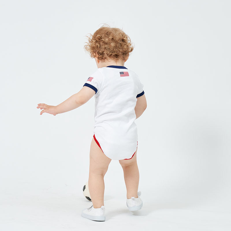 USA Baby Soccer Jersey, Infant Onesie, Newborn Romper – BBK STAR