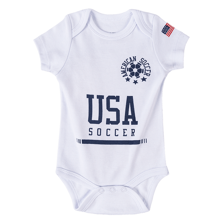 USA Baby Soccer Jersey, Infant Onesie, Newborn Romper – BBK STAR